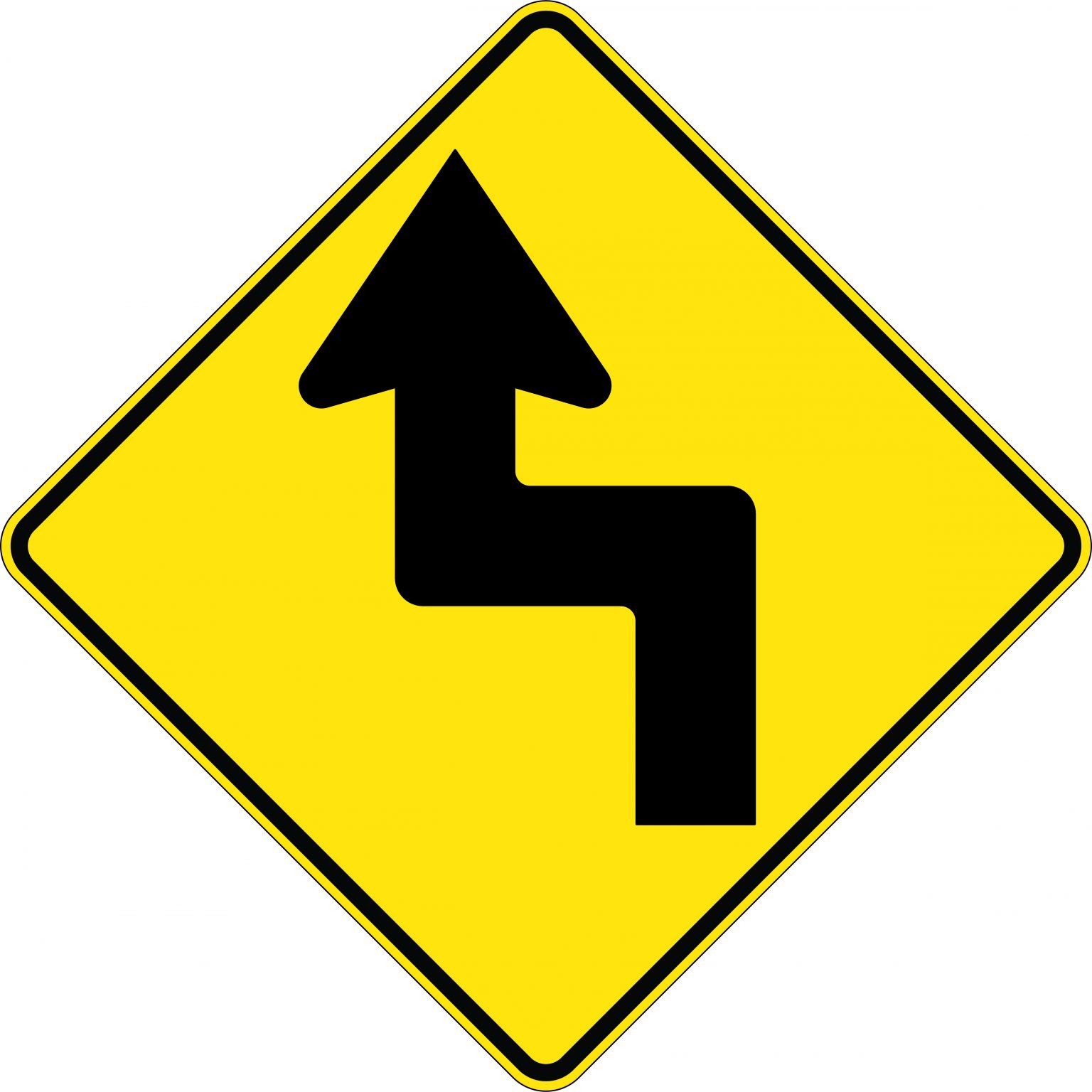 Reverse Turn Left or Right Picto | Road Signs | USS