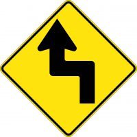 Reverse Turn Left or Right Picto | Road Signs | USS