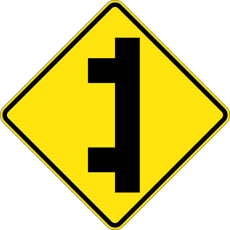 Side Road Intersection 2 On Same Side (Left or Right) | Road Signs | USS