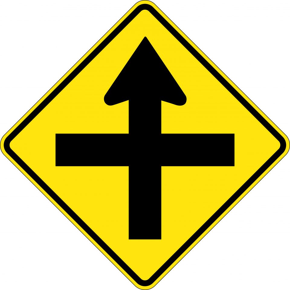 Cross Road Picto | Road Signs | USS