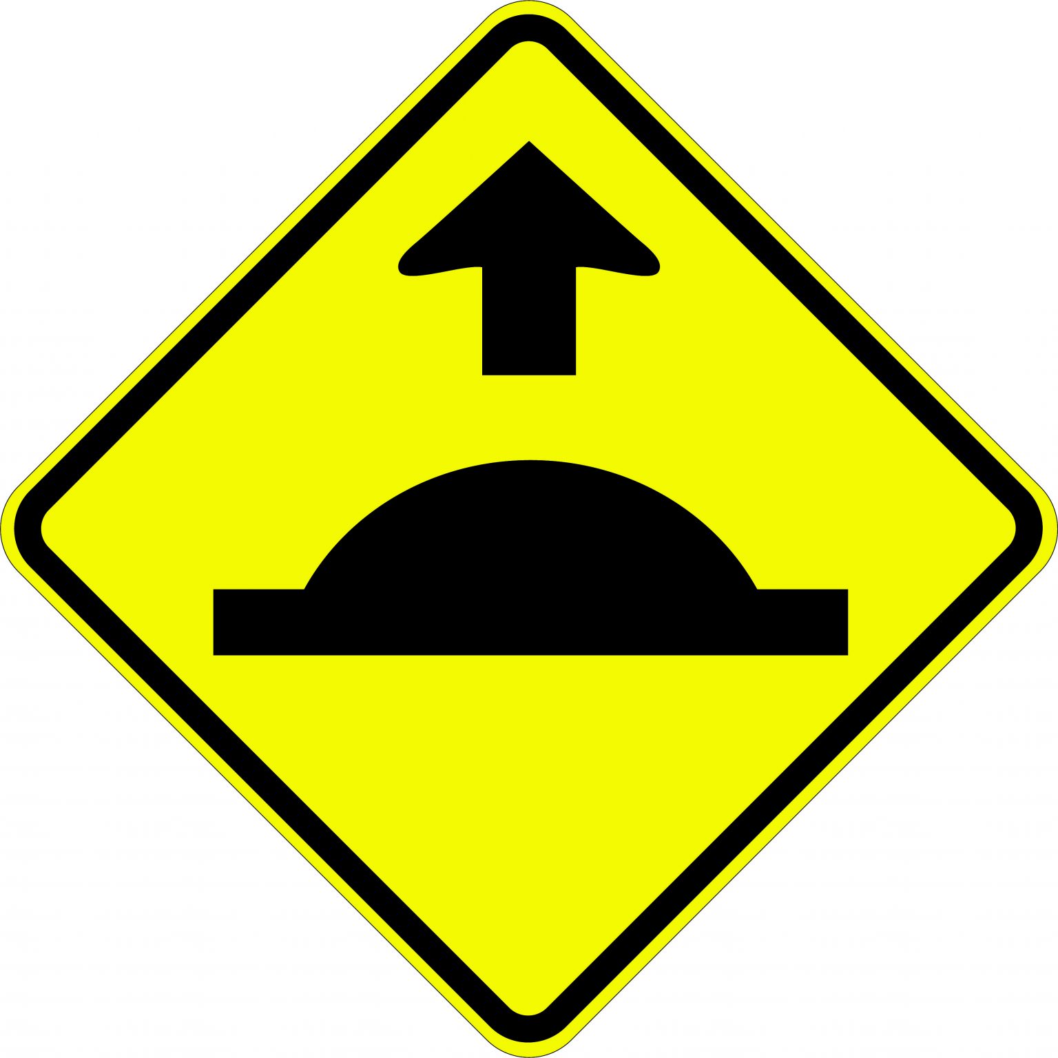 Speed Hump Ahead Safety Sign | Road Signs | USS