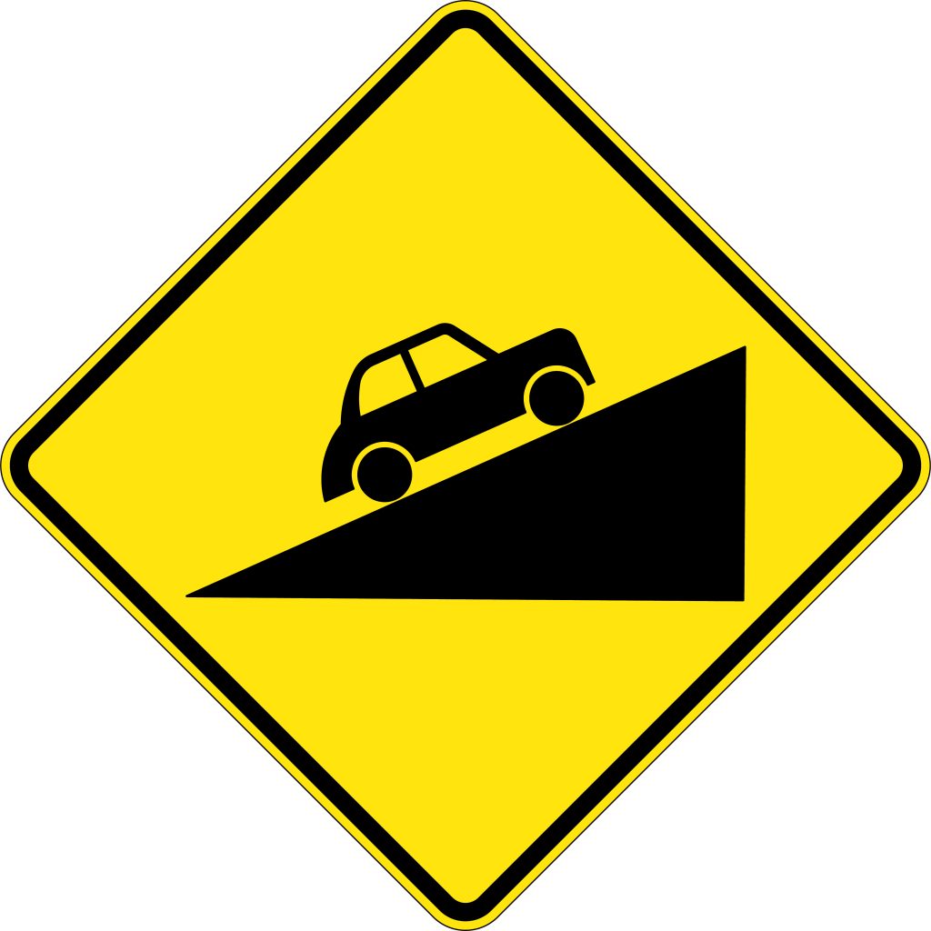 Steep Climb | Road Signs | USS