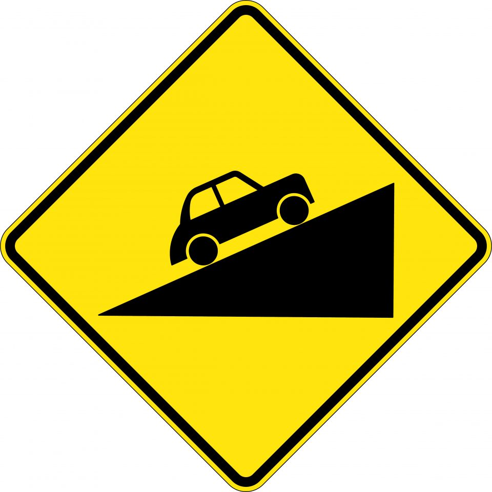 Steep Climb | Uniform Safety Signs