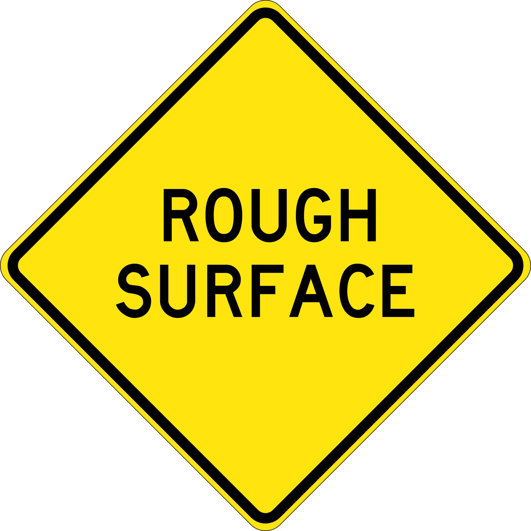 Rough Surface | Road Signs | USS