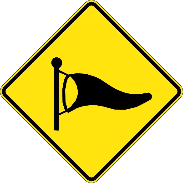 High Wind Area Picto | Road Signs | USS