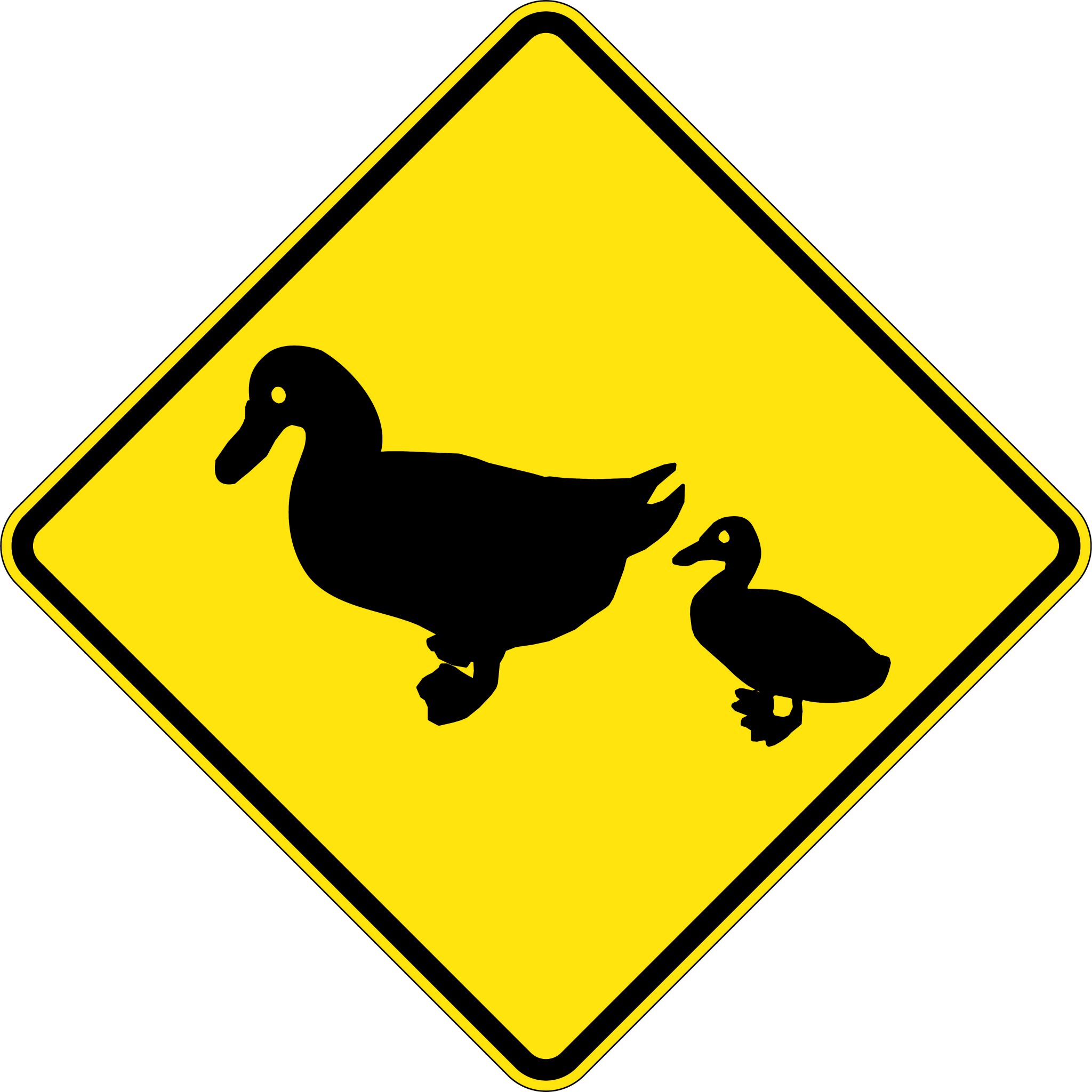 Ducks Picto | Road Signs | USS