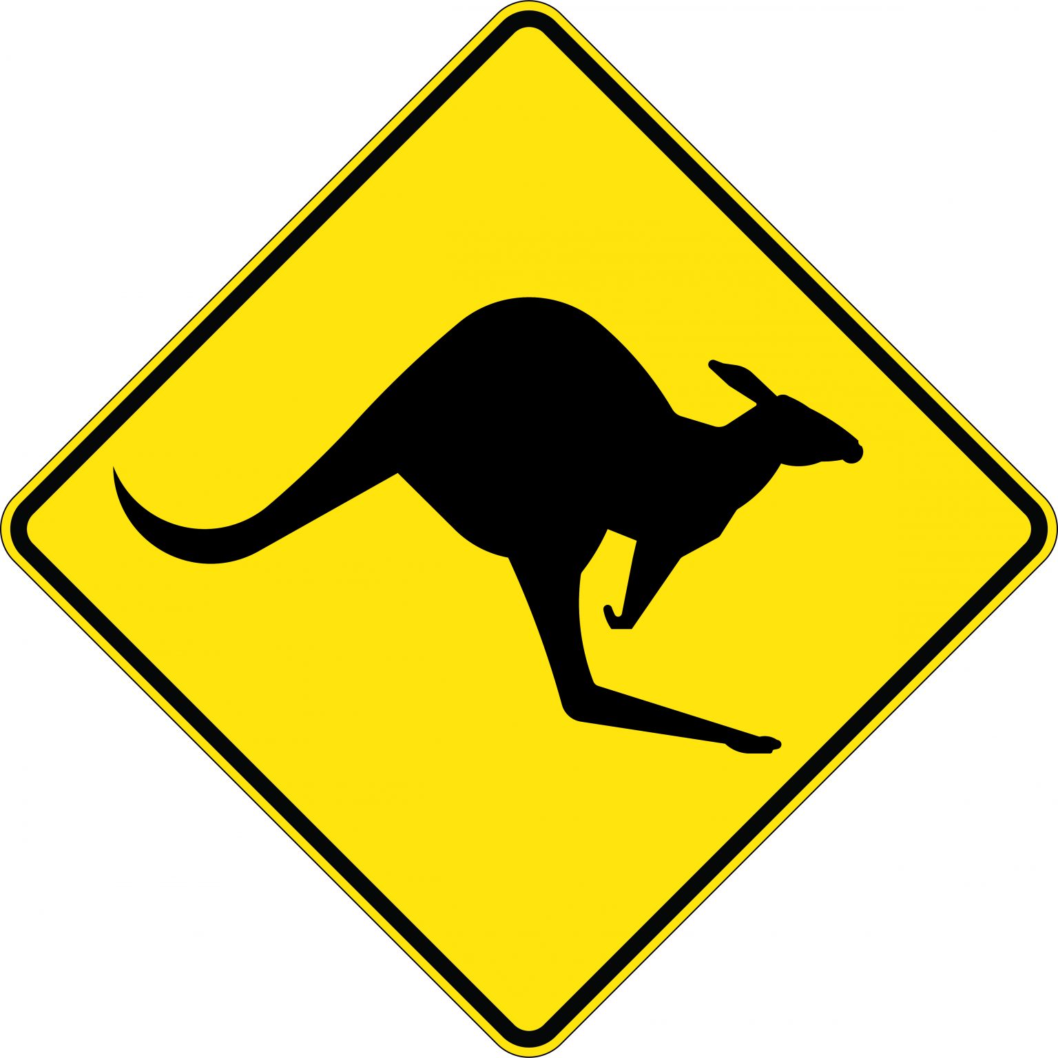 Kangaroo Pictogram | Road Signs | USS