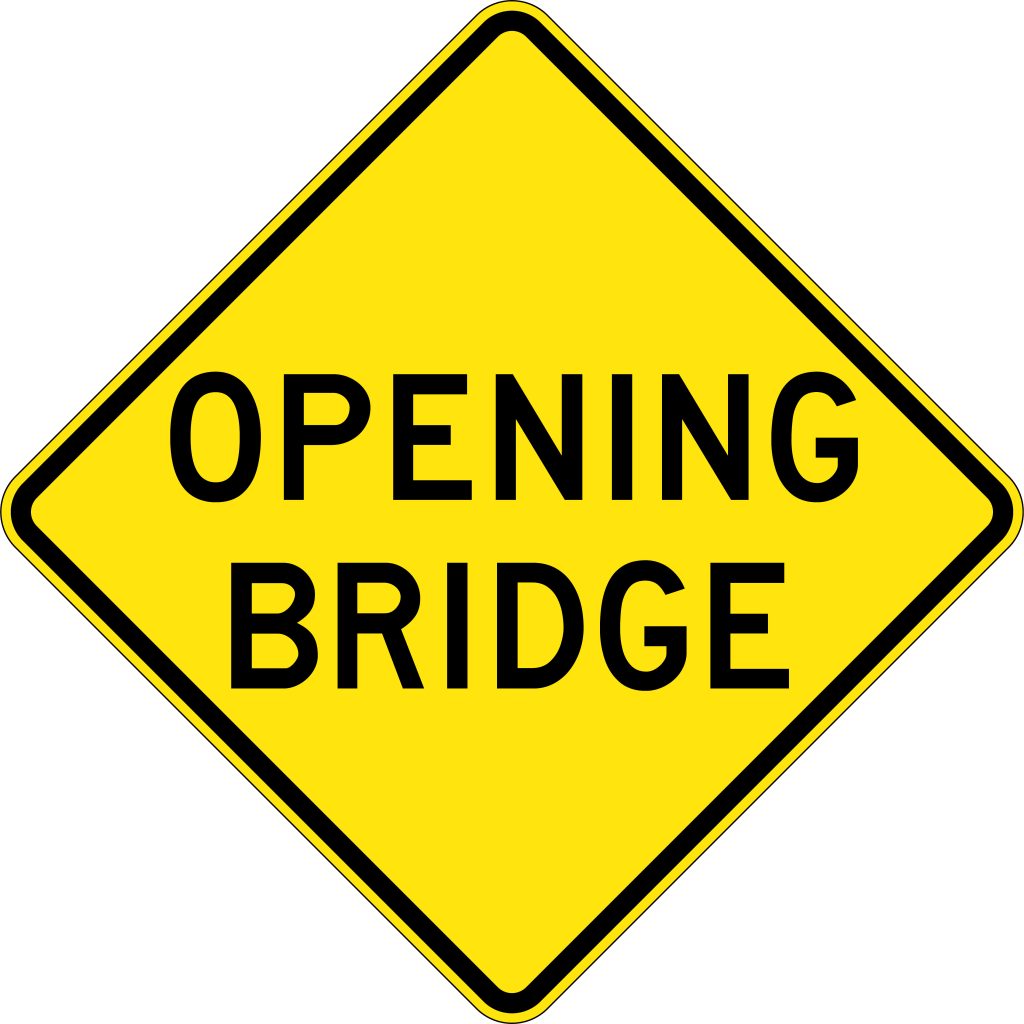 Opening Bridge | Uniform Safety Signs
