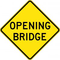 Opening Bridge | Uniform Safety Signs