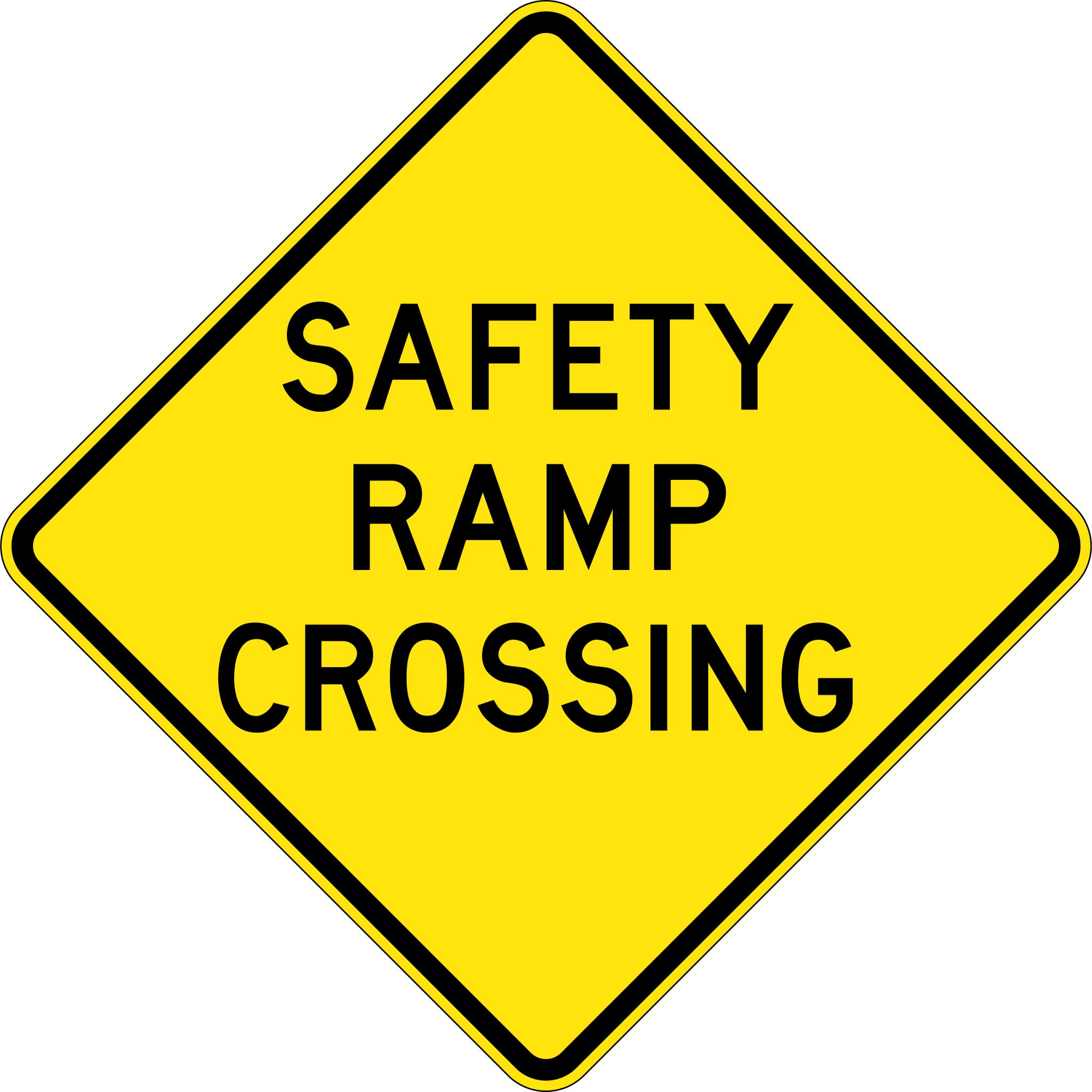 Safety Ramp Crossing | Road Signs | USS