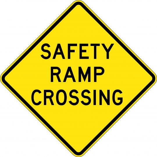 Safety Ramp Crossing | Road Signs | USS
