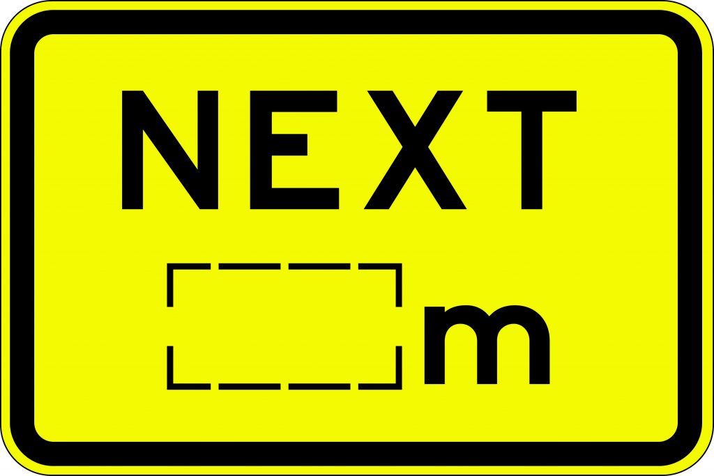 Next __m | Road Signs | USS