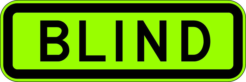 Blind | Road Signs | USS