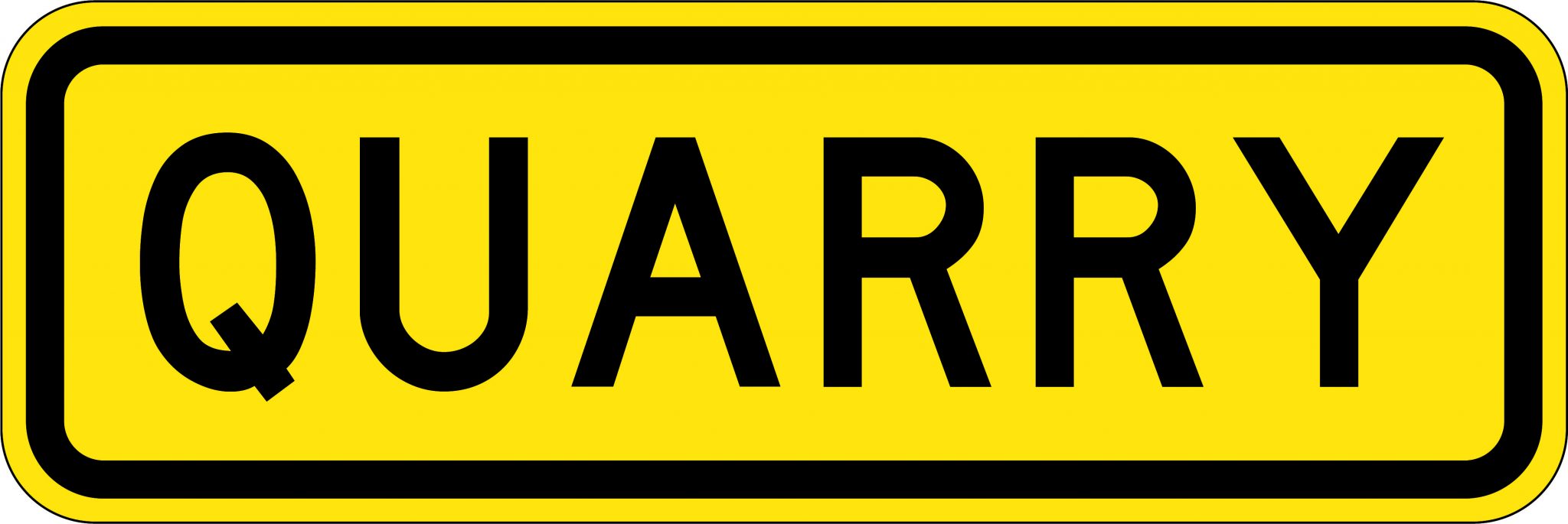 Quarry | Road Signs | USS