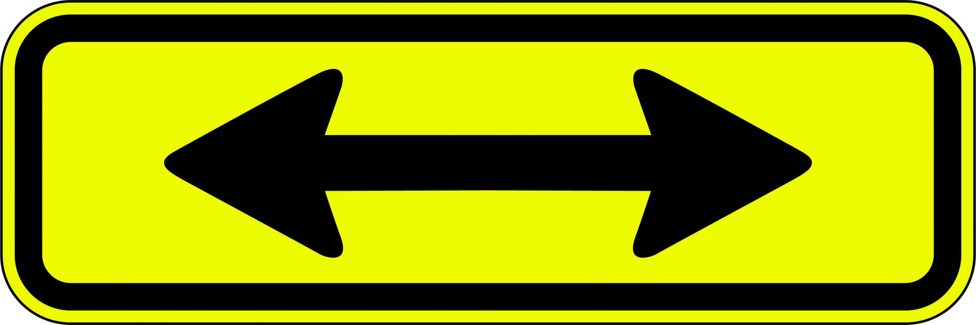 Crossing Arrows (For Use Only With W6-7) | Uniform Safety Signs