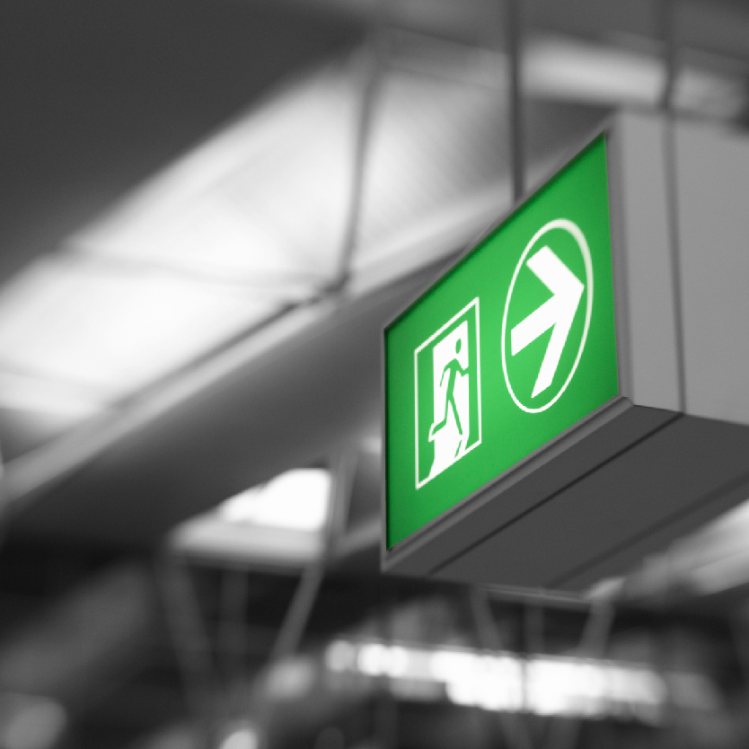 Exit/Entry Signs | OSHA & ANSI Compliant | USS