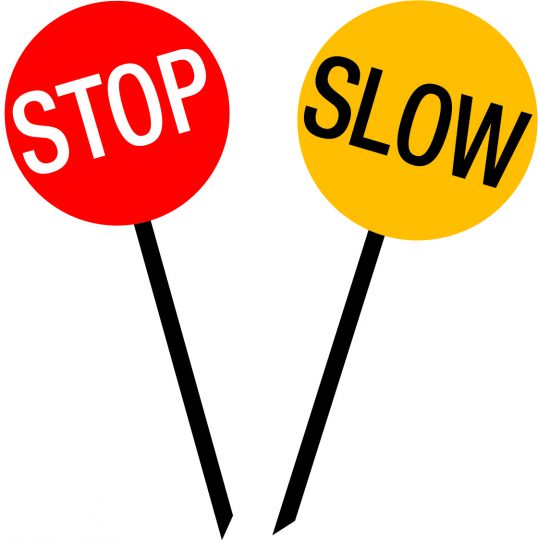 Stop/Slow Baton 450mm | Road Signs, Site Products | USS