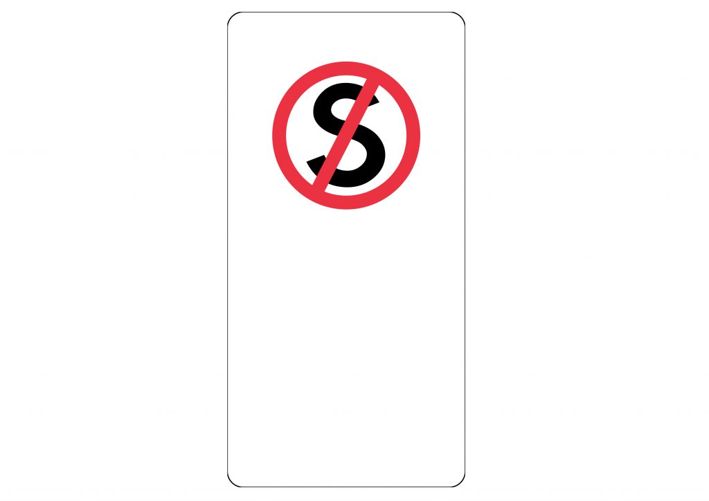 No Standing (with no arrows) | Parking Signs | USS