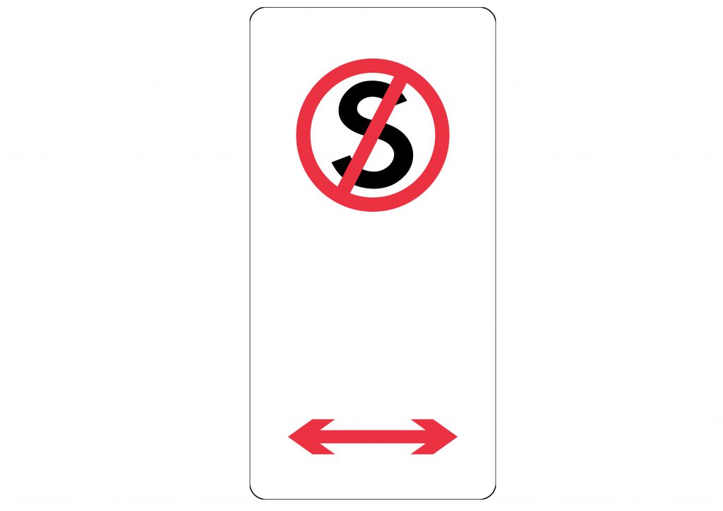 No Standing (with double arrow) | Parking Signs | USS