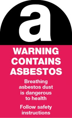 Warning Contains Asbestos Stickers | Safety Signs | USS