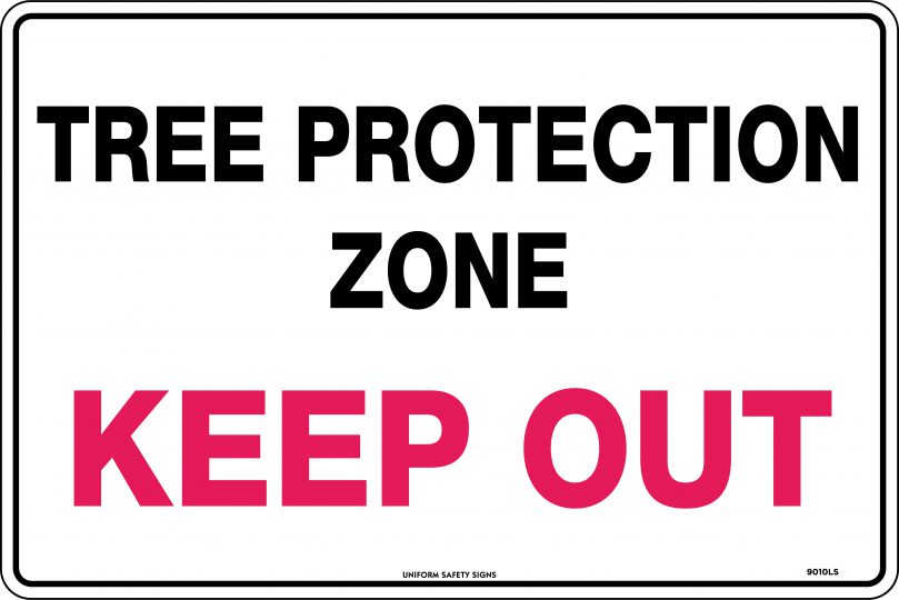 Tree Protection Zone Keep Out | Safety Signs | USS
