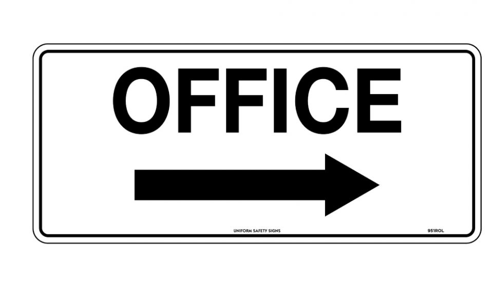 Office (with right arrow) | General Signs | USS