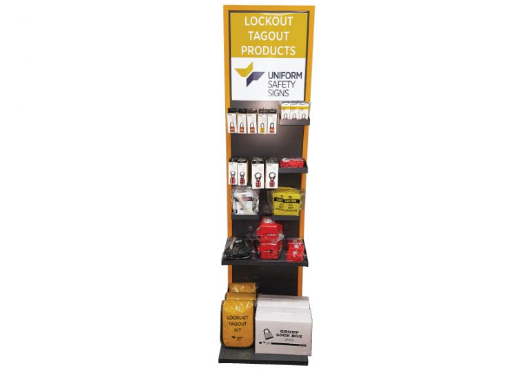Lockout Tagout Economy Display Stand | Display Stands | USS
