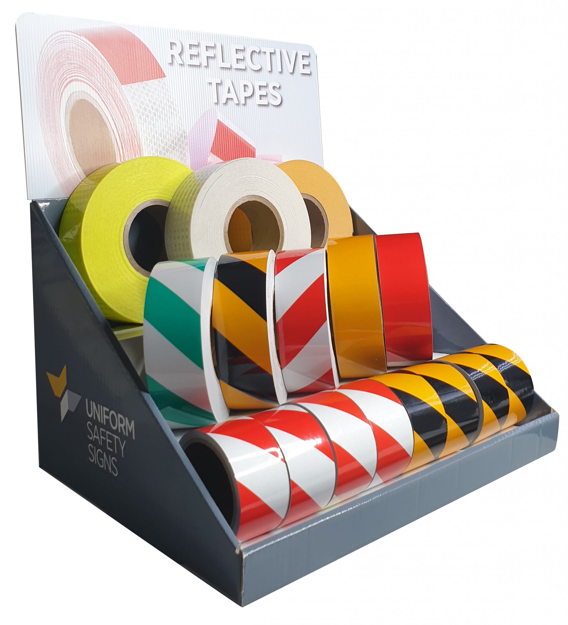 Reflective Tape Counter Display Stand | Display Stands | USS