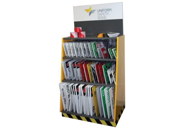 Fast Movers Signage Display Stand | Display Stands | USS
