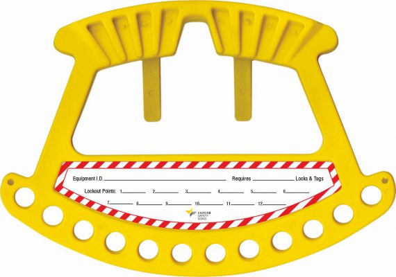 Safety Padlock Caddy | Universal Circuit Breaker Lockout | Safety Products
