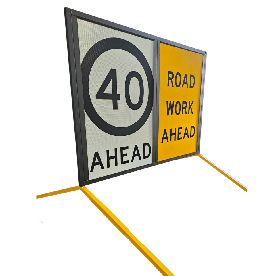 1200x900mm Twin Message Frame | Multi Message Signs | USS