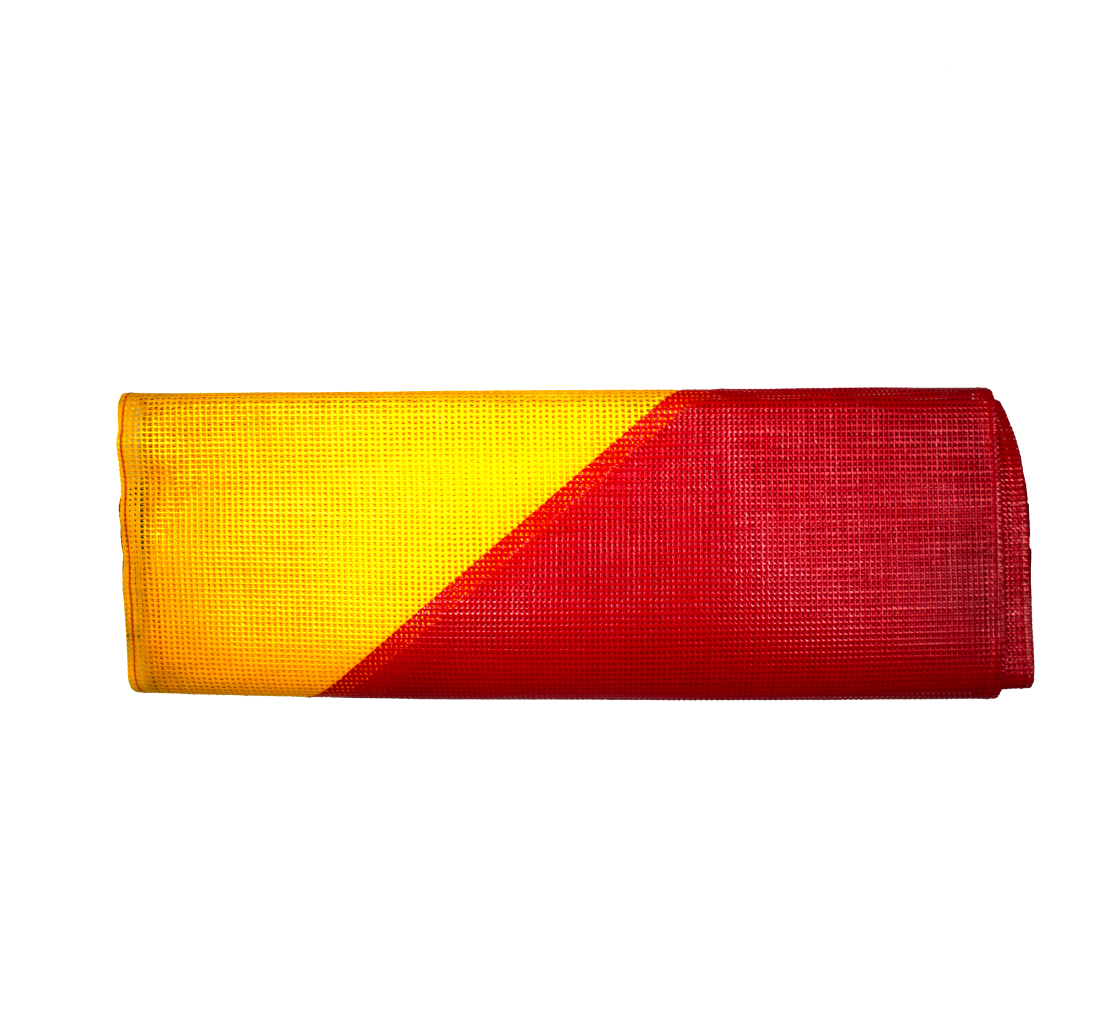 Oversize Mesh Flags set of 4 with Bungee Cord and Hook | Safety Signs | USS